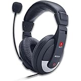 iBall Earware Rock Wired Over The Ear Headphone with Mic (Black & Grey ...
