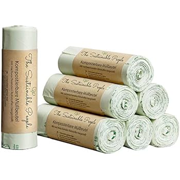 Purio 20 x 15 Litre Compostable Food Waste Caddy Bin Liners ...