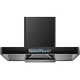 KAFF K-Series KES 90A Slant Filterless Auto Clean Kitchen Chimney, 90 ...