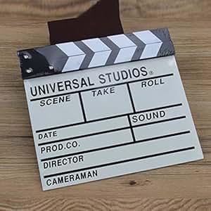 Veewon Wooden Director Action Sign Prop Film Movie Scene Clapper Board ...