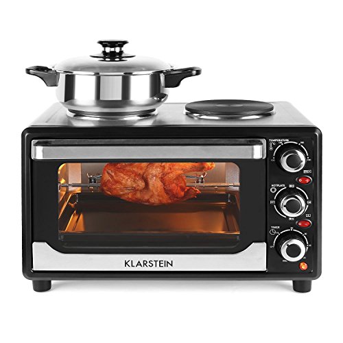 Klarstein "Omnichef 23H" Mini-Backofen Mini Grillofen mit Hähnchen ...