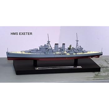 HMS Exeter Heavy Cruiser - 1:1250 Scale Model: Amazon.co.uk: Toys & Games