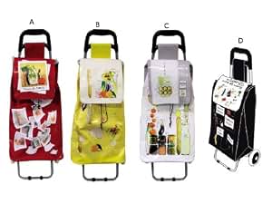 Chariot de courses design 50 litres coloris : gris (C): Amazon.fr ...