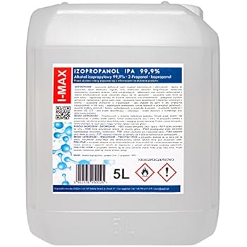 Isopropanolo Alcool Puro al 99.9% Isopropilico Detergente: Amazon.it ...