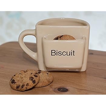 Biscuit Pocket Mug LARGE: Amazon.co.uk: Kitchen & Home