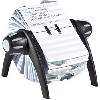 Rolodex Business Card Tray Black Large: Amazon.co.uk: Office Products