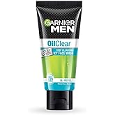 Garnier Men Oil Clear Deep Cleansing Face Wash, Mineral Clay and Menthol Deep Cleansing Face ...