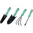 Kraft Seeds Sunya Tool Combo Pack of 4 Gardening Green Plastic Handle ...