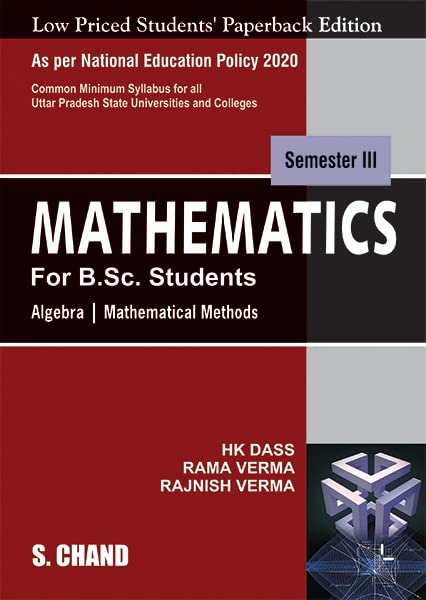 Mathematics for B.Sc. Students: Semester III (Algebra | Mathematical ...
