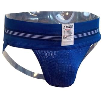 Bike Jock Adult Supporter Jockstrap - Blue - Size S: Amazon.co.uk: Clothing