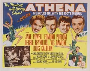 Athena Poster Movie Half Sheet 22 x 28 Inches - 56cm x 72cm Jane Powell ...