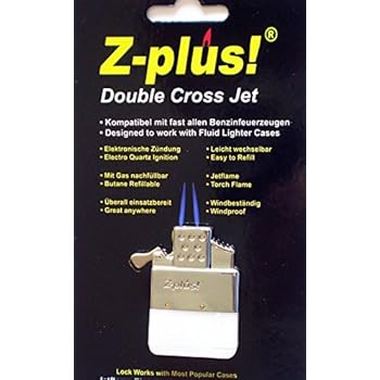 Z-Plus Double Twin Cross Jet Torch flame Replacement Insert For Petrol ...
