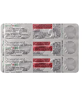 Olmesar CH 40 - Strip of 15 Tablets : Amazon.in: Health & Personal Care