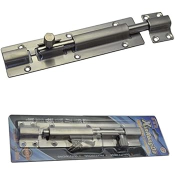 2er Edelstahl 75mm Schlossriegel Schubriegel Bolzenriegel Türriegel ...