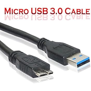 AmazonBasics USB 3.0 Cable - A Male to Micro B - 3 Feet (0.9 Meters ...