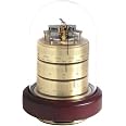 Barigo Desktop Weatherstation 3026 Brass/Mahogany : Amazon.co.uk: Garden
