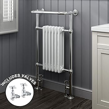 Wendover Under Window Towel Radiator (Short Towel Rail) 600mm x 750mm ...