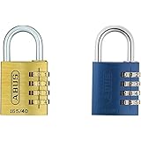 ABUS Zahlenschloss 165/40 - Vorhängeschloss aus Messing - mit individuell einstellbarem ...