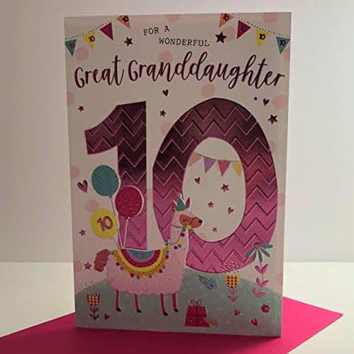 Amazon co uk Granddaughter 10th Birthday Card amazon-co-uk-granddaughter-10th-birthday-card