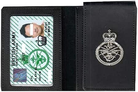 1157store British Army Leather Wallet with MOD90 ID Card Holder ...