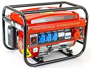 Kraftech KT-8500W - Generatore di corrente a benzina da 3 kW per ...