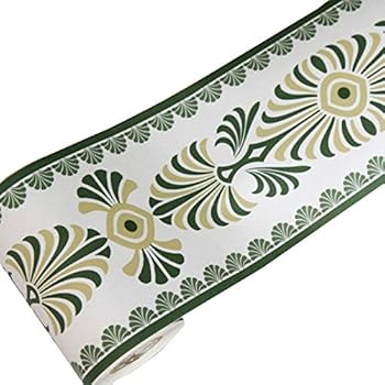 LoveFaye Green Leaf Wallpaper Border Self-Adhesive Vinyl Wall Covering ...