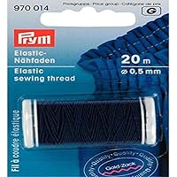 Prym PRYM_970013-1 Elastic Sewing Thread 0.5 mm Natural White : Amazon ...