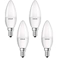 Osram LED Base Classic B Lampe, in Kerzenform mit E14-Sockel, nicht dimmbar, Ersetzt 40 Watt ...