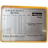 Parker O Ring Kit 4, Imperial Sizes, (382 Pcs) NBR,70 Shore A (Parker ...
