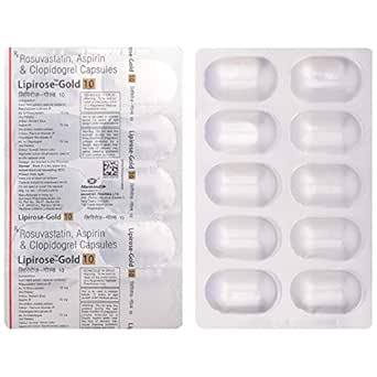 Lipirose-Gold 10 - Strip of 10 Tablets : Amazon.in: Health & Personal Care