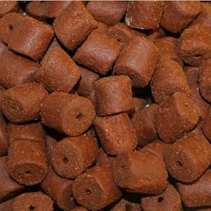 Coppens Coarse Carp Fishing Bait 20Kg - Red Halibut Pellets Pre Drilled ...