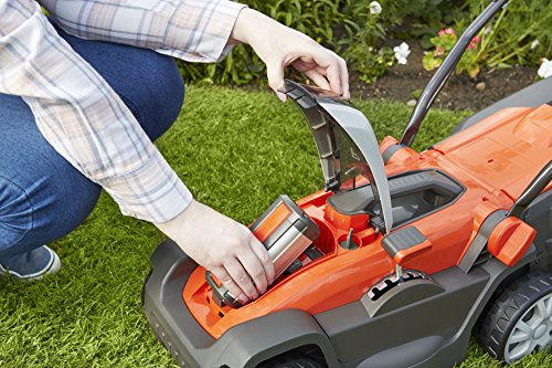 Flymo Mighti-Mo 300 Li Cordless Battery Lawn Mower, 40 V, Cutting Width ...