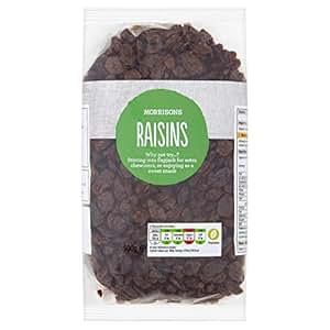 Morrisons Raisins, 500g: Amazon.co.uk: Prime Pantry