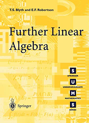Buy Further Linear Algebra (Springer Undergraduate Mathematics Series ...