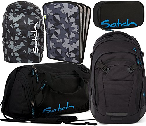 satch match Black Bounce 5er Set Rucksack, Sporttasche, Schlamperbox ...