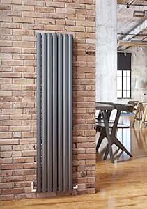 Vertical Radiator - Anthracite Grey 1500mm x 413mm Double | Puro ...