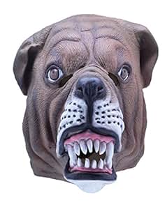 LATEX DOG BULLDOG MASK PUPPY CANINE ANIMAL PET COSTUME RUBBER MASKS ...
