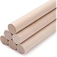 ROYAL GLOBAL Wooden Macrame Rod Dia- 1 inch, Length- 3 ft. Smooth ...