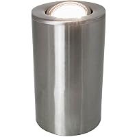 Satin Chrome GU10 Floor or Table Lamp Uplighter with Tilt Capability by ...