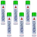 Aerosol Solutions Yellow Line Marker Marking Spray Paint x 6 750ml ...