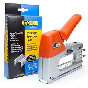 Tacwise Z3-53 Staple/Nail Gun & Type 53 Staples Selection pack Bundle ...