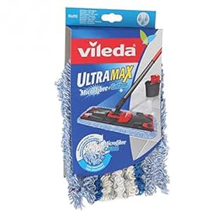 Vileda Ultramax - Flat Mop Head - Microfibre and Cotton: Amazon.co.uk ...