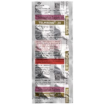 Telmikind-20 - Strip of 10 Tablets : Amazon.in: Health & Personal Care