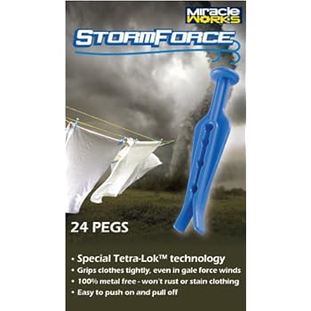 Storm Eco pegs extra strong wind proof clothes peg pin washing line ...