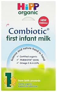 HiPP Organic Combiotic First Infant Milk 1 From Birth Onwards (Case of 4 x 800g boxes, total 8 ...