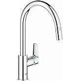 GROHE Get - Kitchen Sink Tap Single-Lever Mixer with Professional Spray ...
