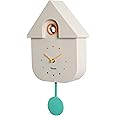 Fisura - White and multicolored cuckoo clock. Original wall clock for ...