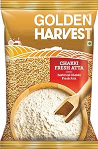 Golden Harvest Whole Wheat Chakki Atta, 5kg: Amazon.in: Grocery ...