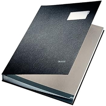 Leitz 57000195 Expandable Signature Book with 20 Card Dividers, A4 ...