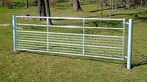 Half Mesh Galvanised Field Gate 3ft-12ft (11): Amazon.co.uk: Garden ...
